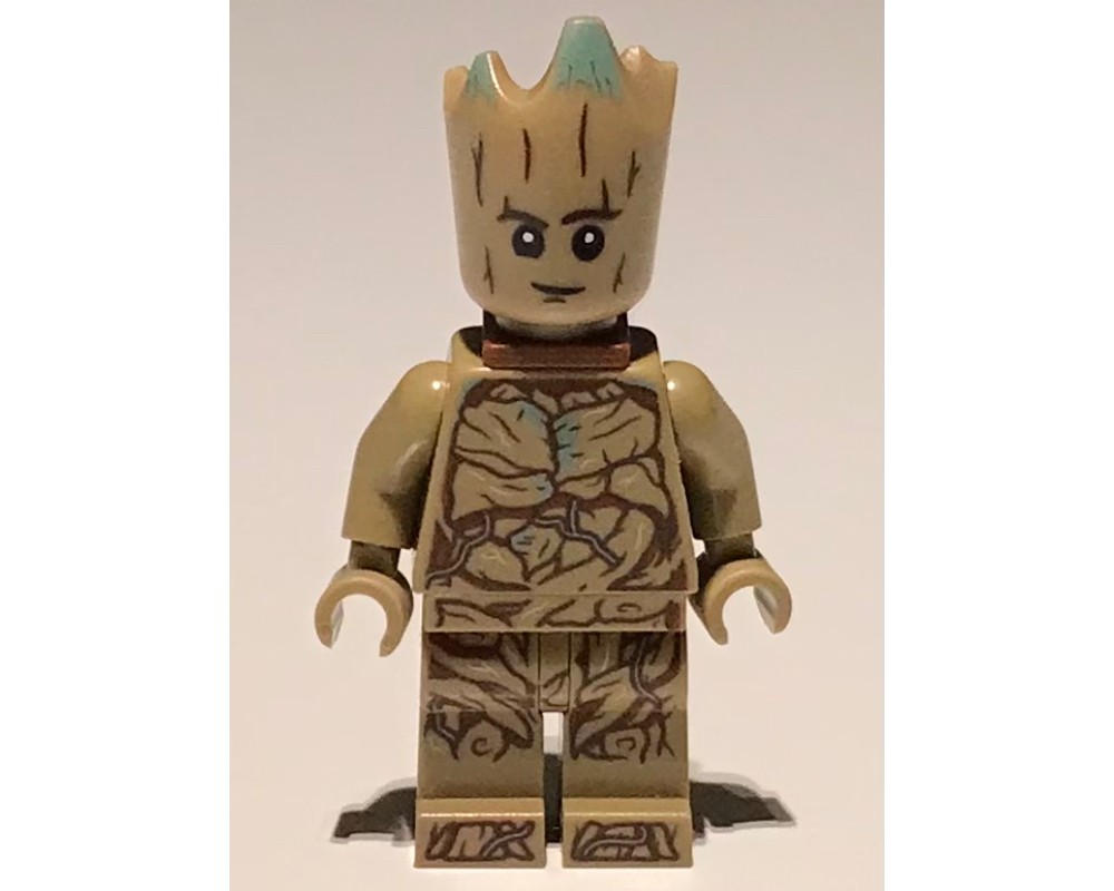 LEGO Set fig-013064 Groot with Neck Bracket | Rebrickable - Build with LEGO