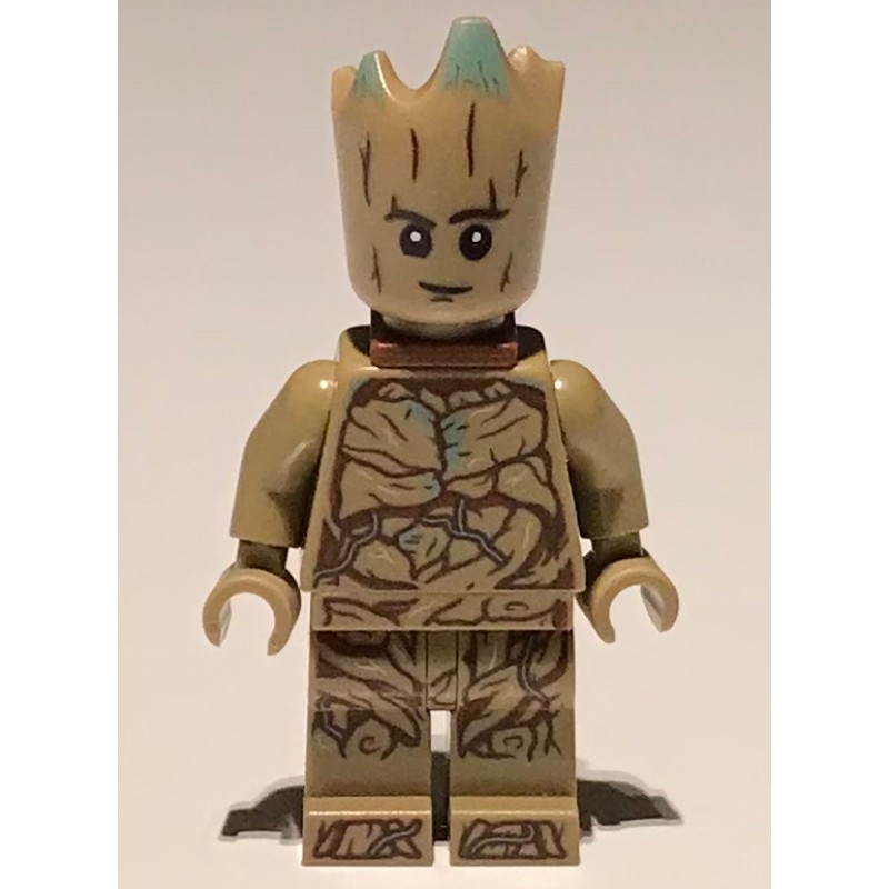 LEGO Set fig-013064 Groot with Neck Bracket | Rebrickable - Build with LEGO