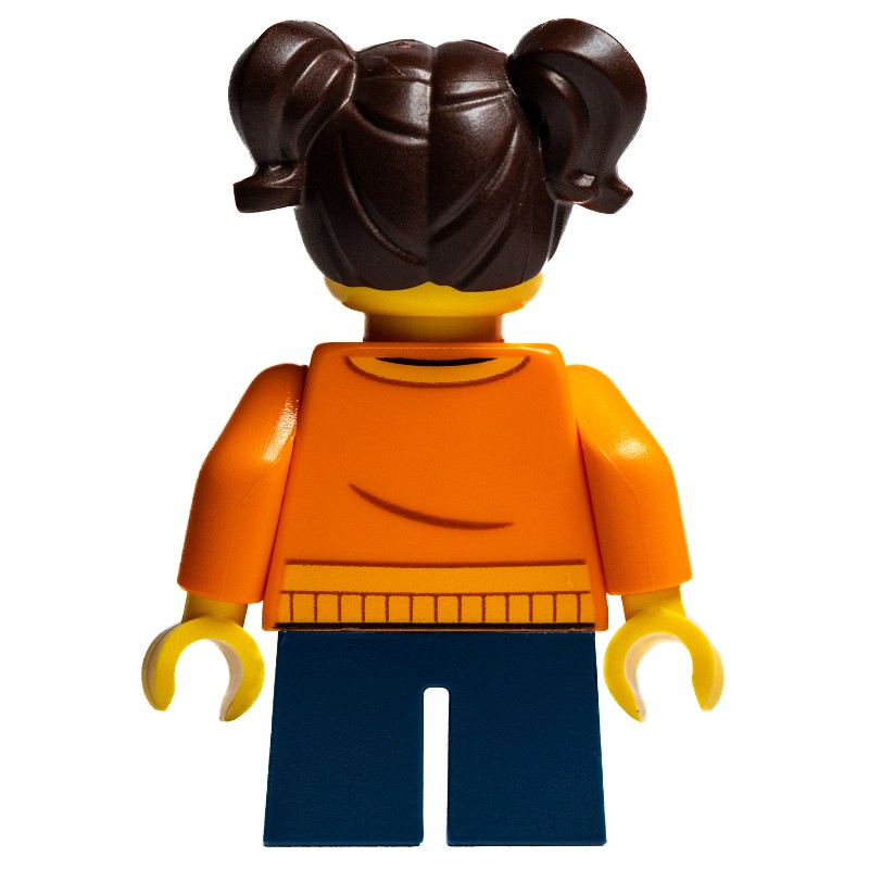 LEGO Set fig-013069 Madison (Maddy), Orange Jacket | Rebrickable ...