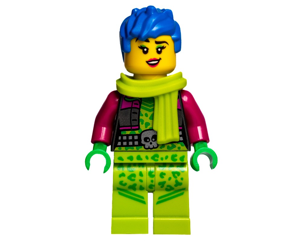 LEGO Set fig-013071 Raze, Lime Scarf | Rebrickable - Build with LEGO
