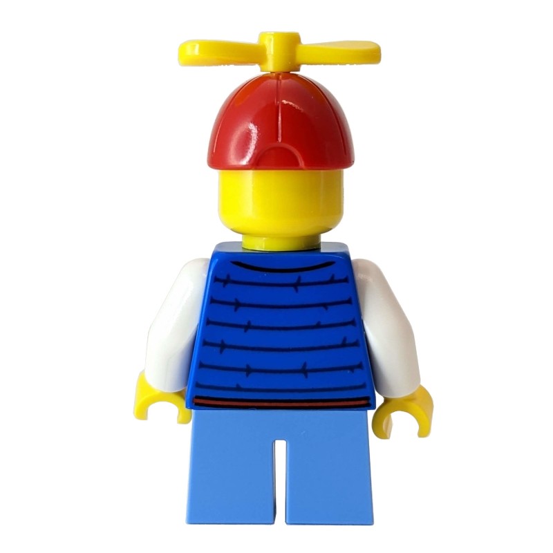 LEGO Set fig-013072 Billy McCloud - Blue Jacket, Red Cap with Propeller ...