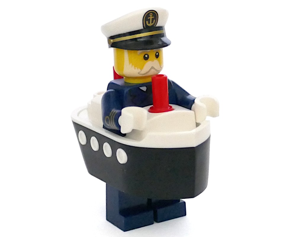 LEGO Set fig-013088 Ferry Captain Costume | Rebrickable - Build with LEGO