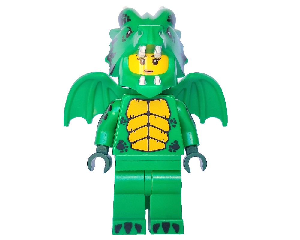 LEGO Set fig-013090 Dragon Costume - Green | Rebrickable - Build with LEGO