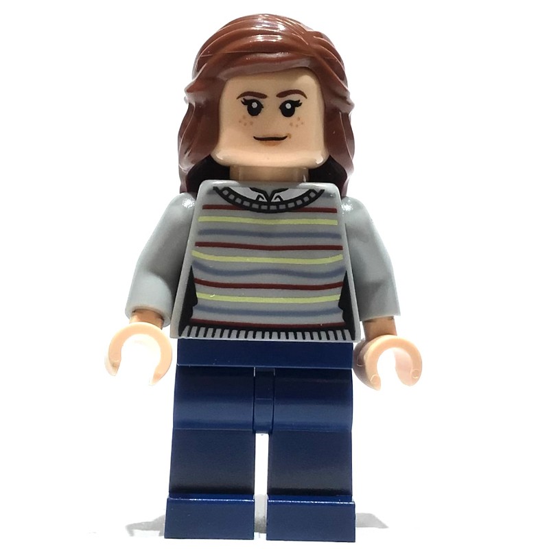 LEGO Set fig-013100 Hermione Granger, Light Bluish Gray Sweater with ...