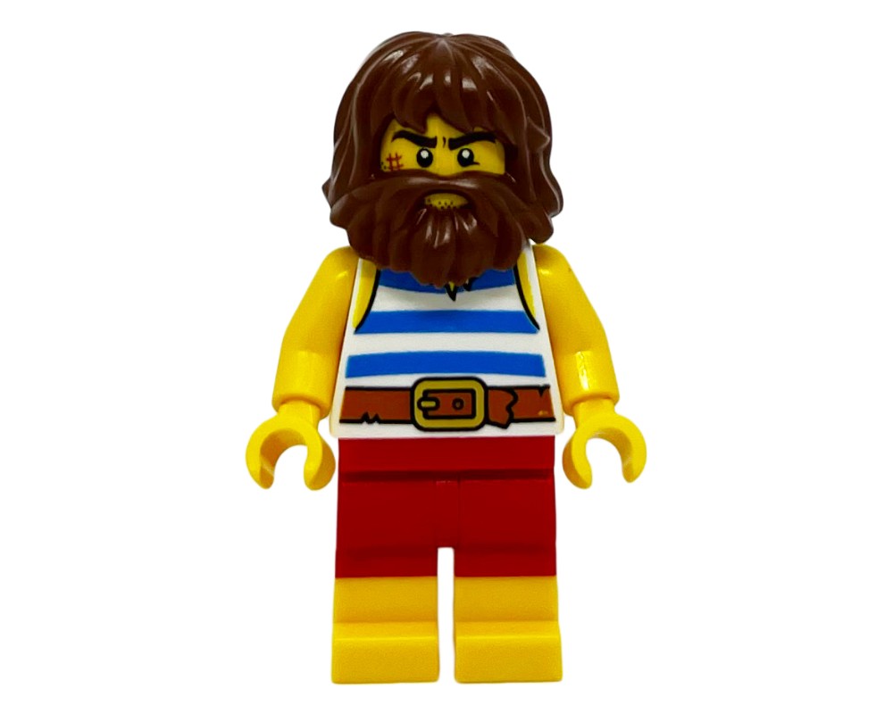 LEGO Set fig-013156 Ray the Castaway | Rebrickable - Build with LEGO