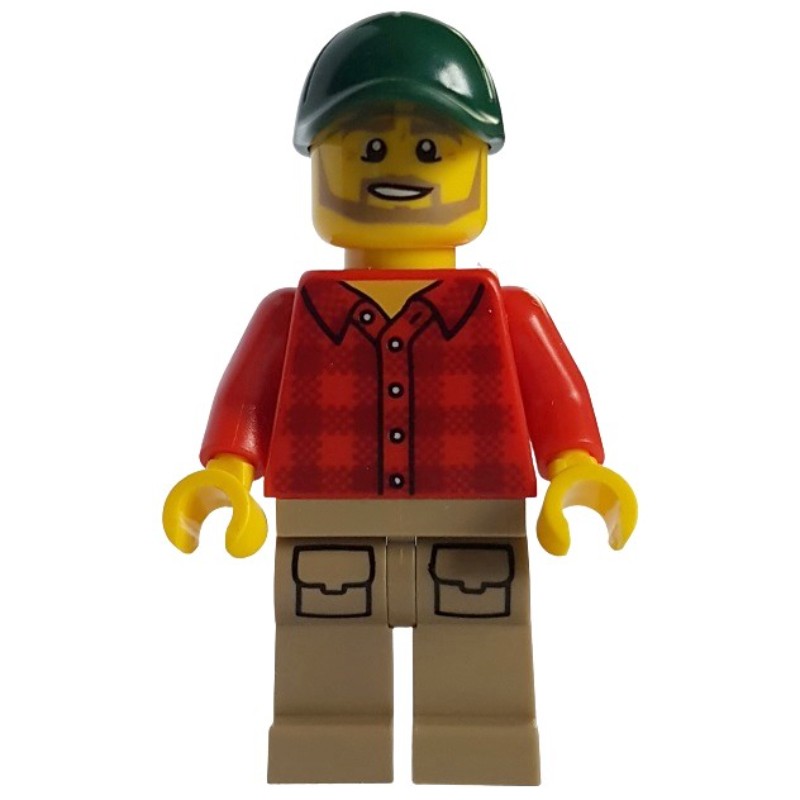 LEGO Set fig-013202 Harry Handle - Red Torso, Dark Tan Legs, Dark Green ...