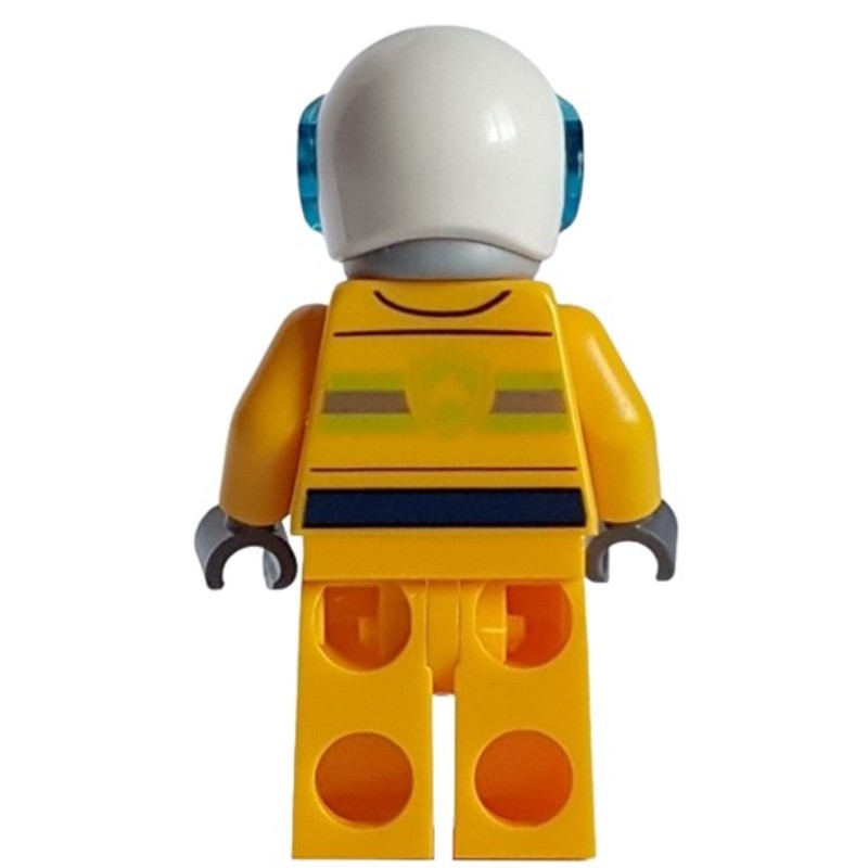 LEGO Set fig-013224 Freya McCloud - Pilot, Orange Torso, Orange Legs ...
