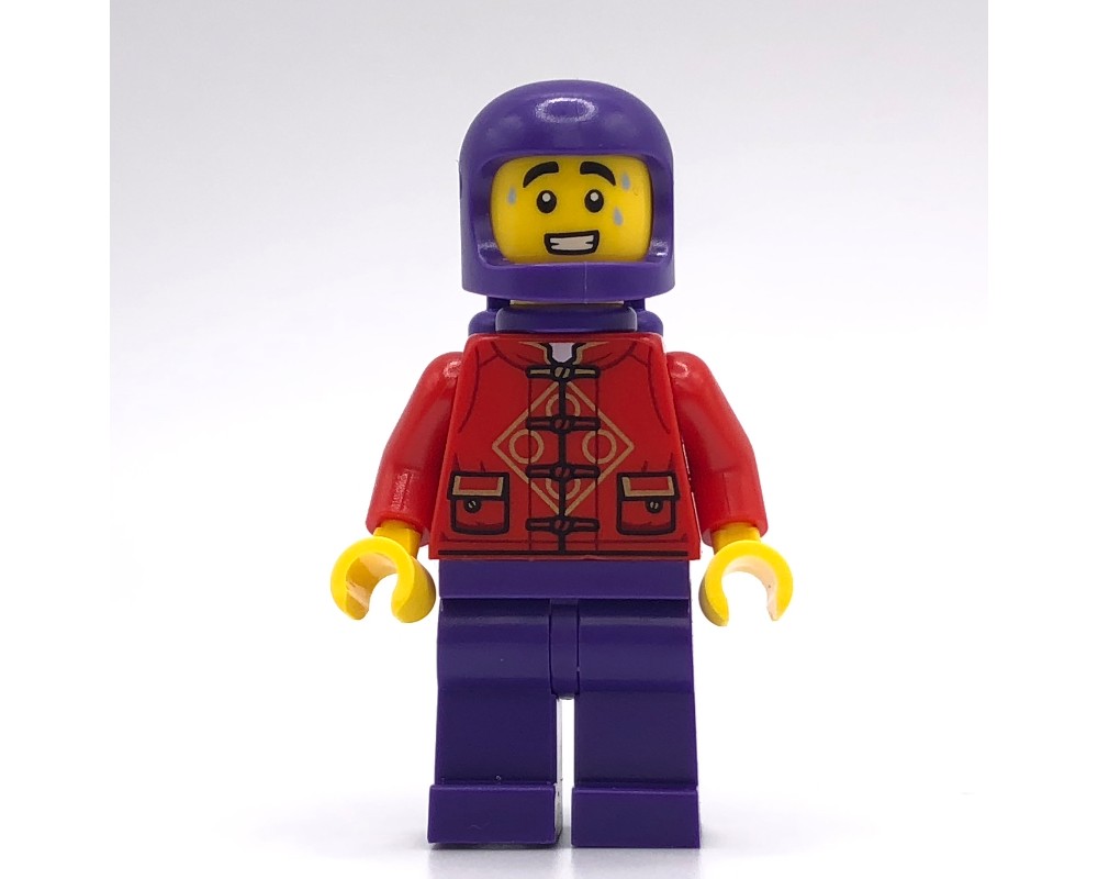 LEGO Set fig-013227 Space Costume, Red Torso, Dark Purple Legs, Helmet ...