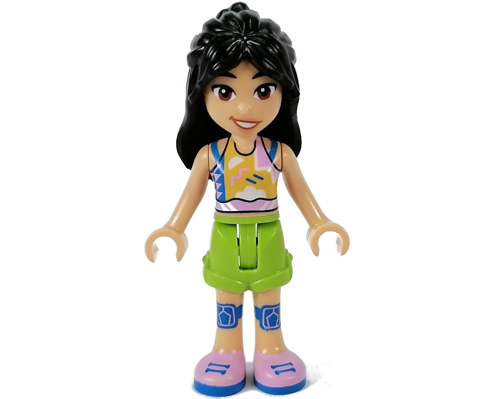 LEGO Set fig-013251 Liann - White Top, Lime Pants | Rebrickable - Build ...