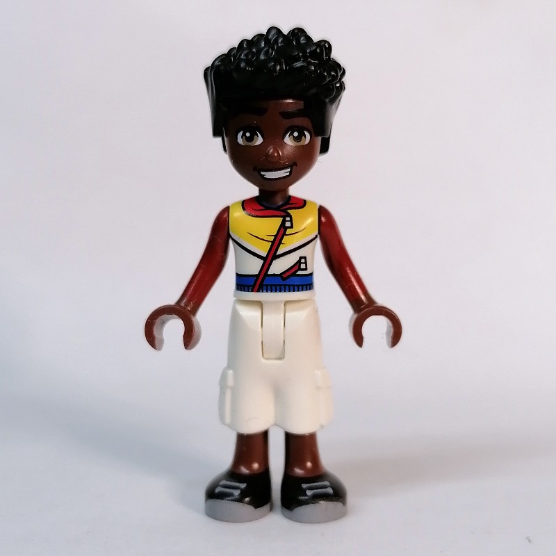 LEGO Set fig-013296 Zac - White Top, White Pants | Rebrickable - Build ...