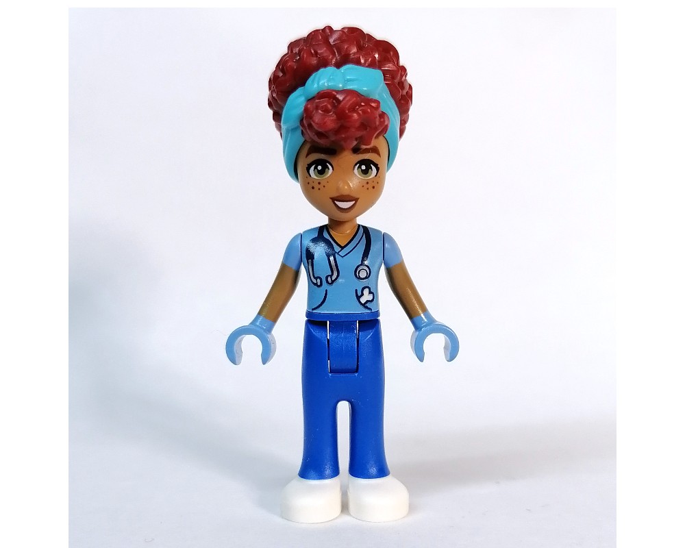 LEGO Set fig-013297 Gabriela Silva - Medium Blue Scrubs | Rebrickable ...