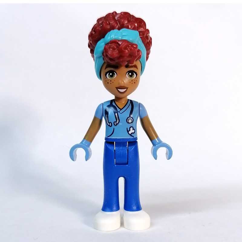 LEGO Set fig-013297 Gabriela Silva - Medium Blue Scrubs | Rebrickable ...