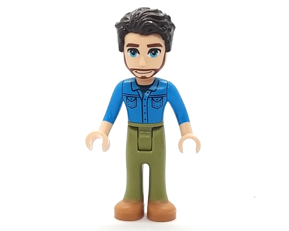 LEGO Set fig-013300 Jonathan - Dark Brown Hair | Rebrickable - Build ...