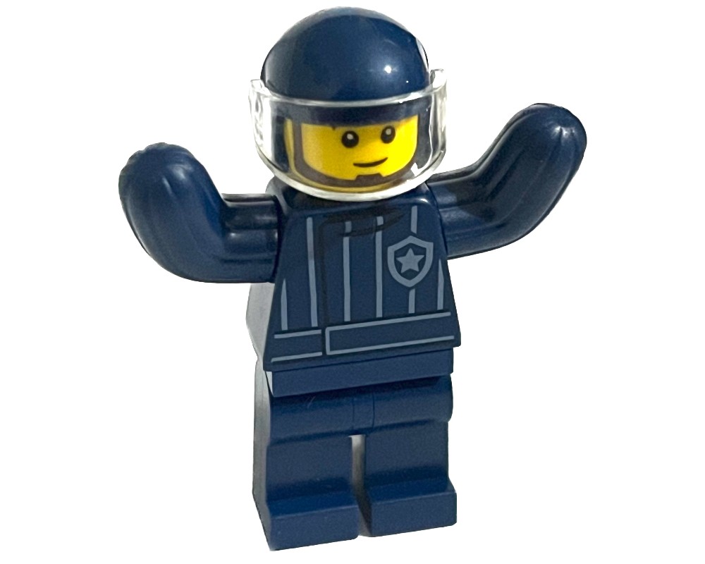LEGO Set fig-013329 Police Officer Dog Trainer, Padded Suit ...