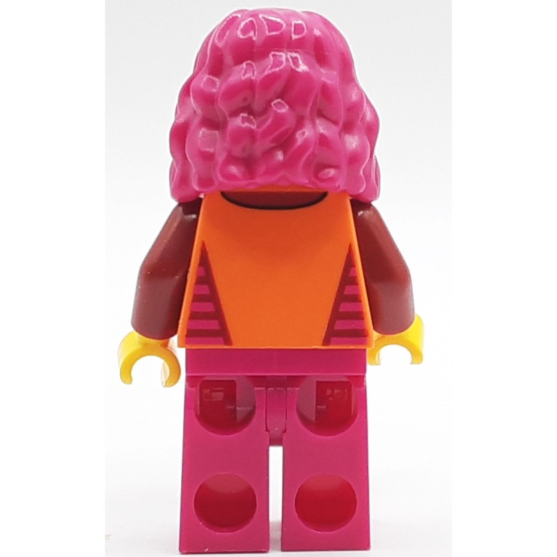 LEGO Set fig-013330 Gamer, Orange Top, Magenta Legs and Hair ...