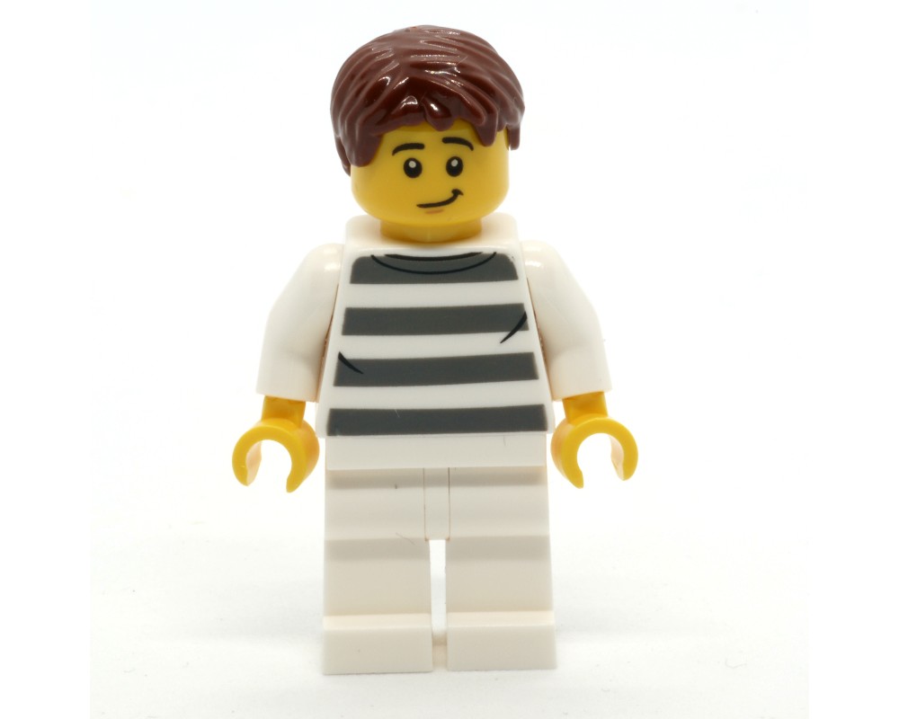 LEGO Set fig-013350 Criminal, White Prison Jumpsuit | Rebrickable ...