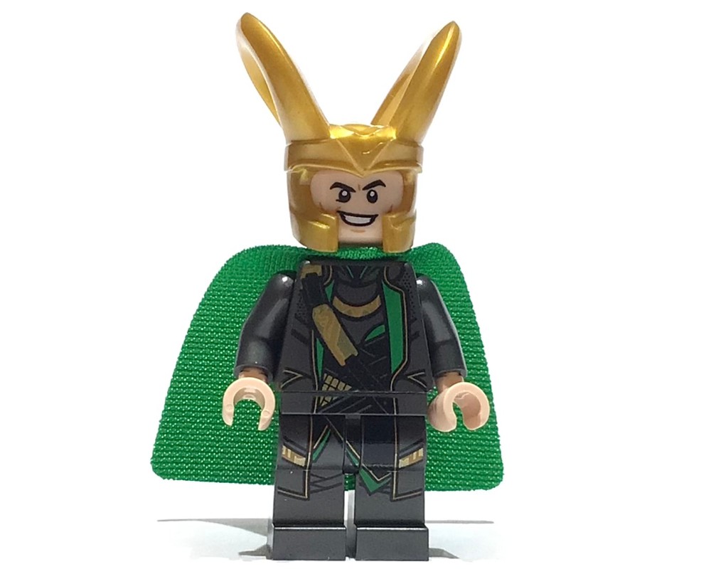 LEGO Set fig-013392 Loki, Pearl Titanium Outfit | Rebrickable - Build ...