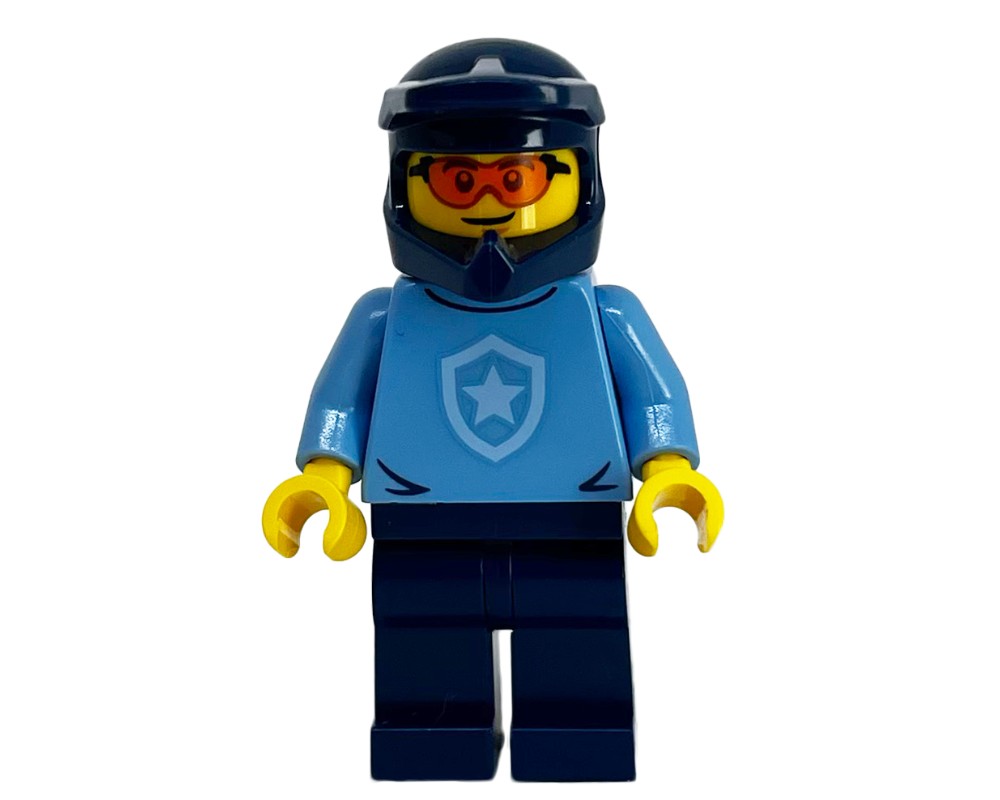 LEGO Set fig-013440 Police Officer, Sweater with Police Badge, Dark ...