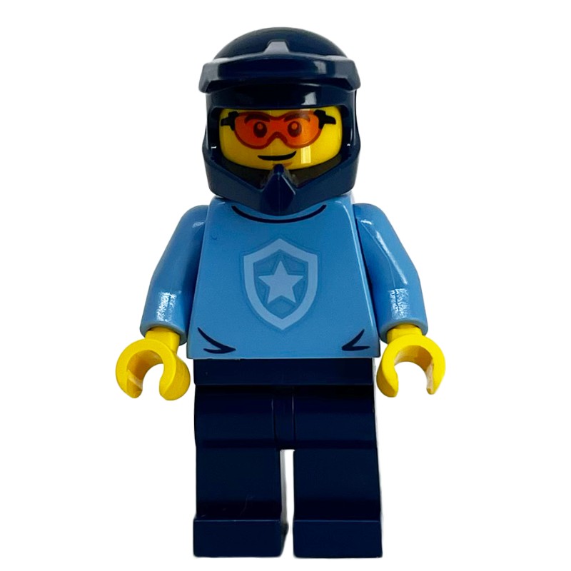 LEGO Set fig-013440 Police Officer, Sweater with Police Badge, Dark ...