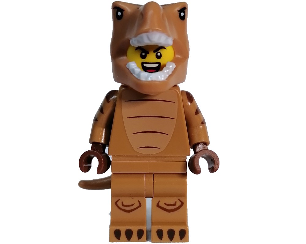 LEGO Set fig-013454 T-Rex Costume Fan - Minifigure | Rebrickable ...