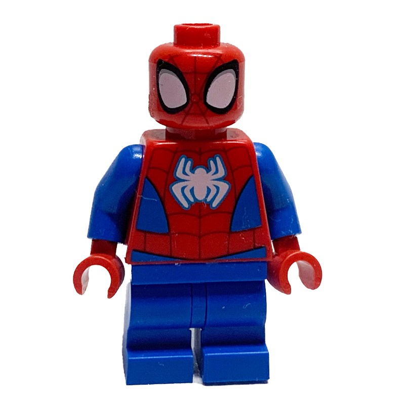 LEGO Set fig-013526 Spider-Man (Spidey), Medium Legs, White Spider ...
