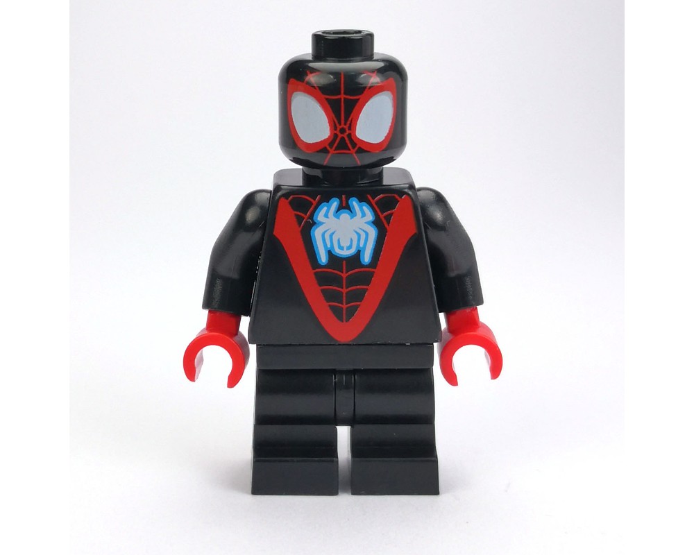 LEGO Set fig-013530 Spin / Spider-Man (Miles Morales), Medium Black ...
