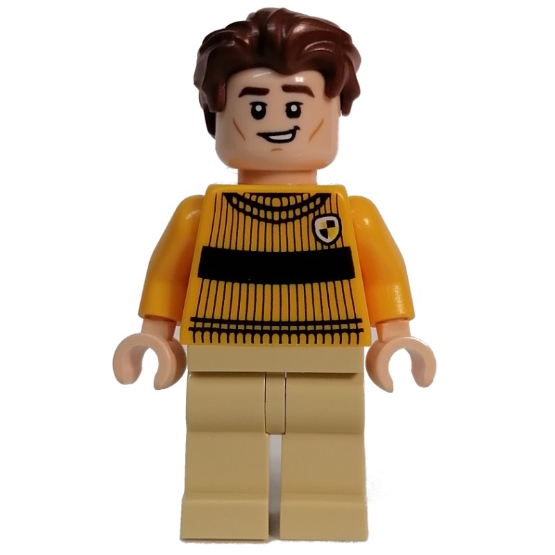 LEGO Set fig-013533 Cedric Diggory, Bright Light Orange Quidditch ...