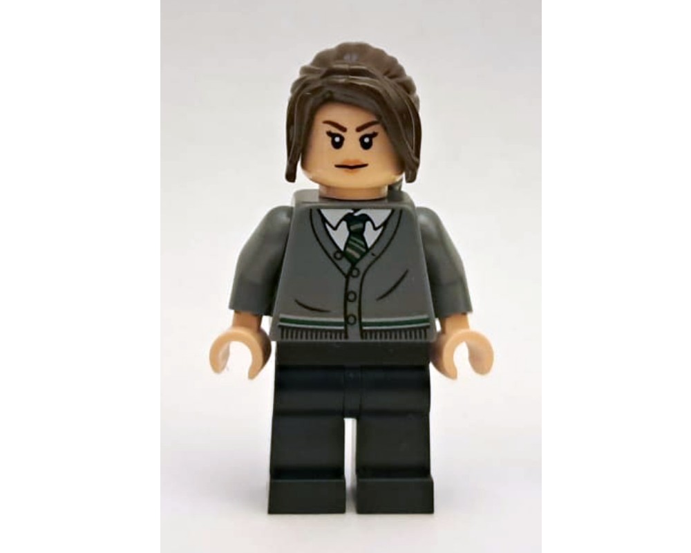 LEGO Set fig-013544 Pansy Parkinson, Dark Bluish Gray Sweater ...