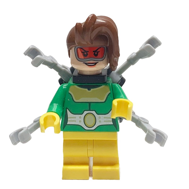 LEGO Set fig-013579 Dr. Octopus / Doc Ock, Female, Light Bluish Gray ...