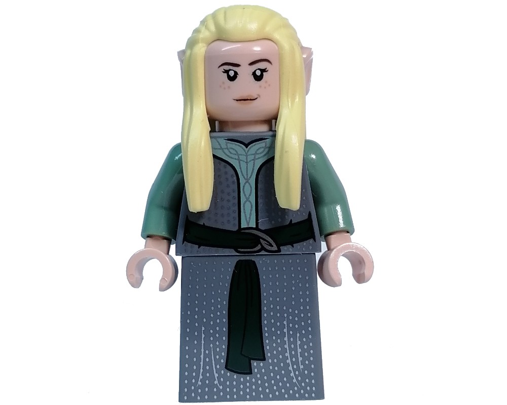 LEGO Set fig-013603 Elf - Dark Bluish Grey Torso, Dress, Bright Light ...