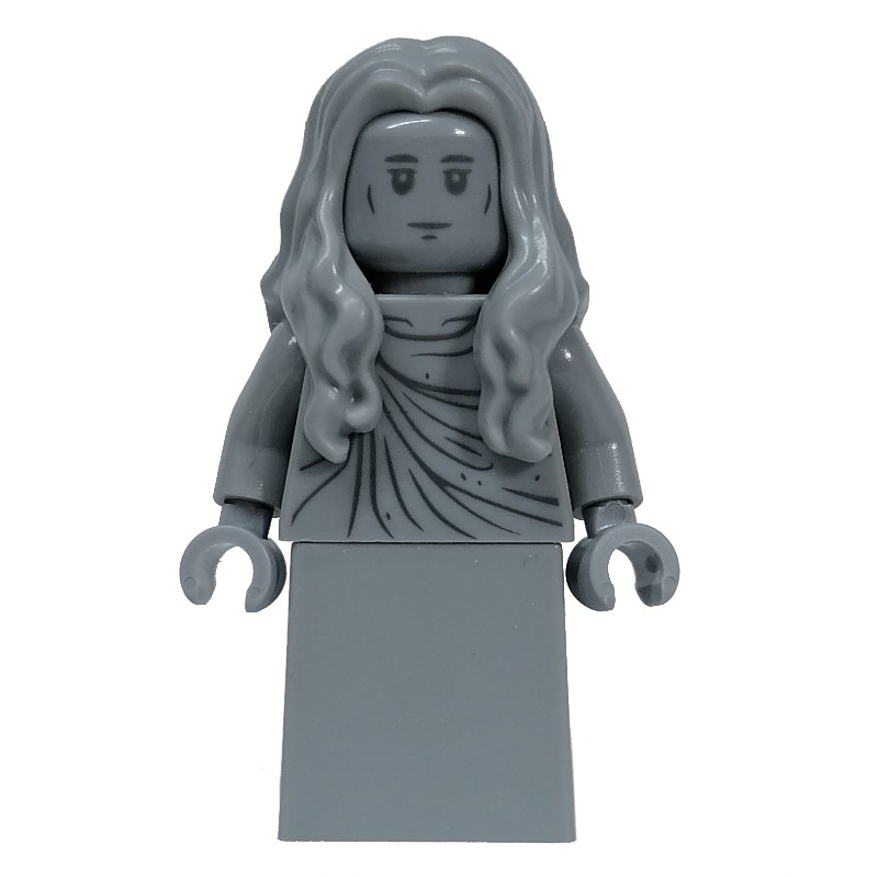 LEGO Set fig-013620 Statue - Dress/Robe, Wavy Hair | Rebrickable ...
