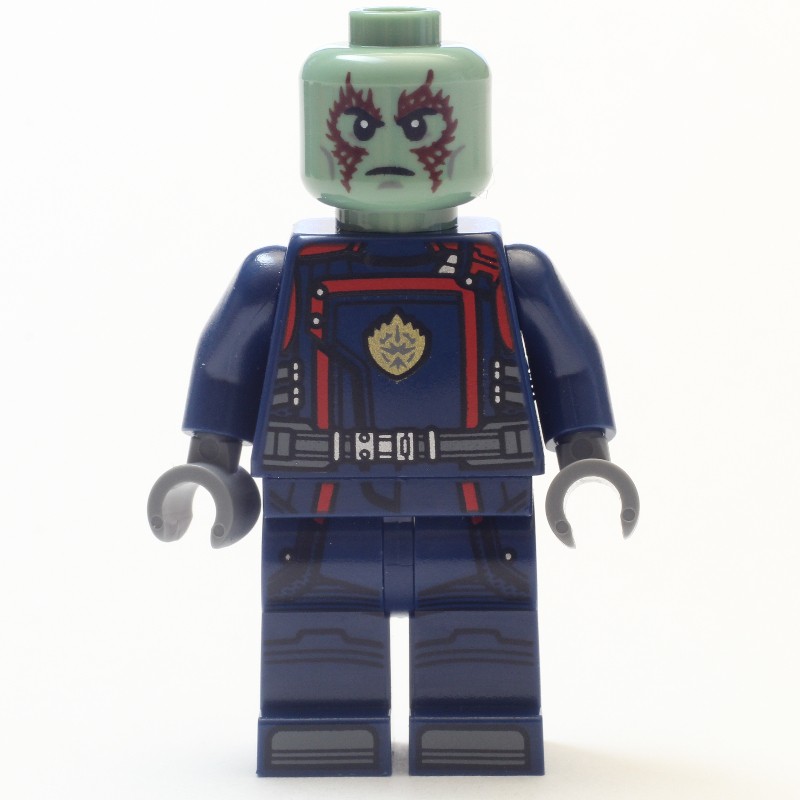 LEGO Set fig-013663 Drax, Dark Blue Outfit | Rebrickable - Build with LEGO