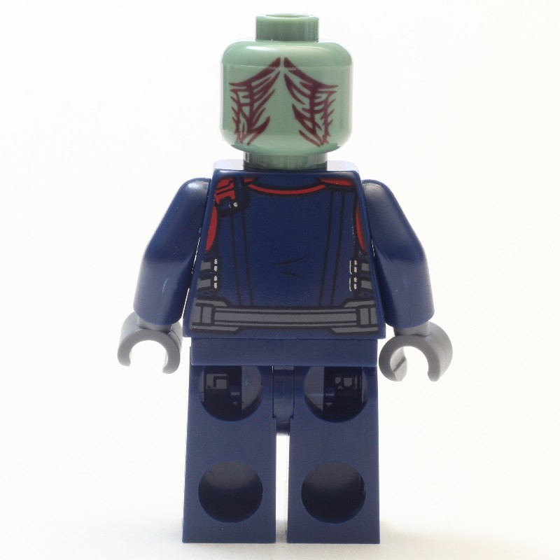 LEGO Set fig-013663 Drax, Dark Blue Outfit | Rebrickable - Build with LEGO