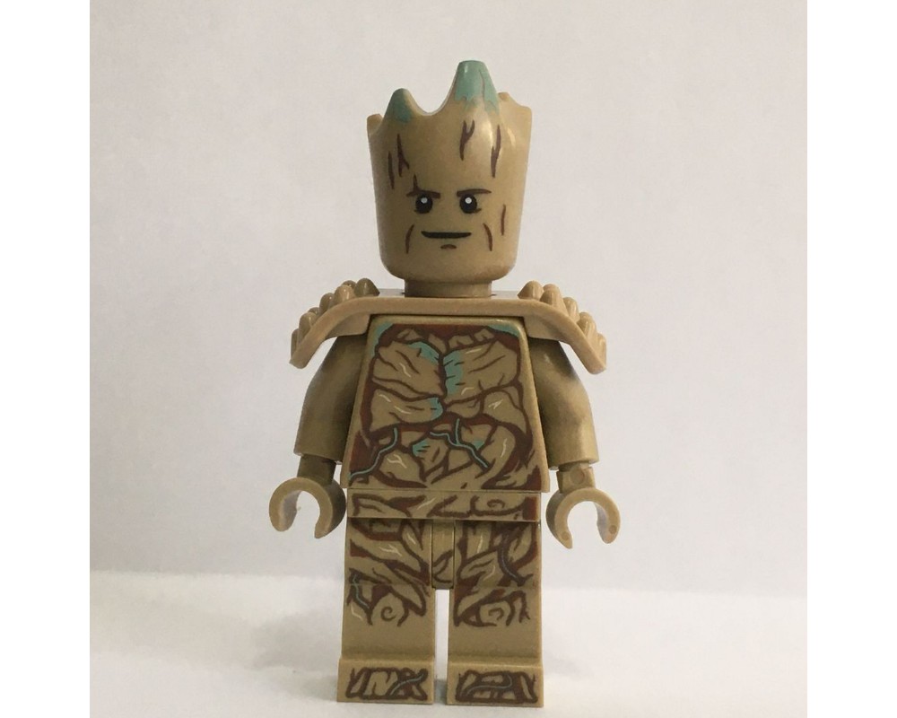 LEGO Set fig-013668 Groot, Teen with Shoulder Pads | Rebrickable ...