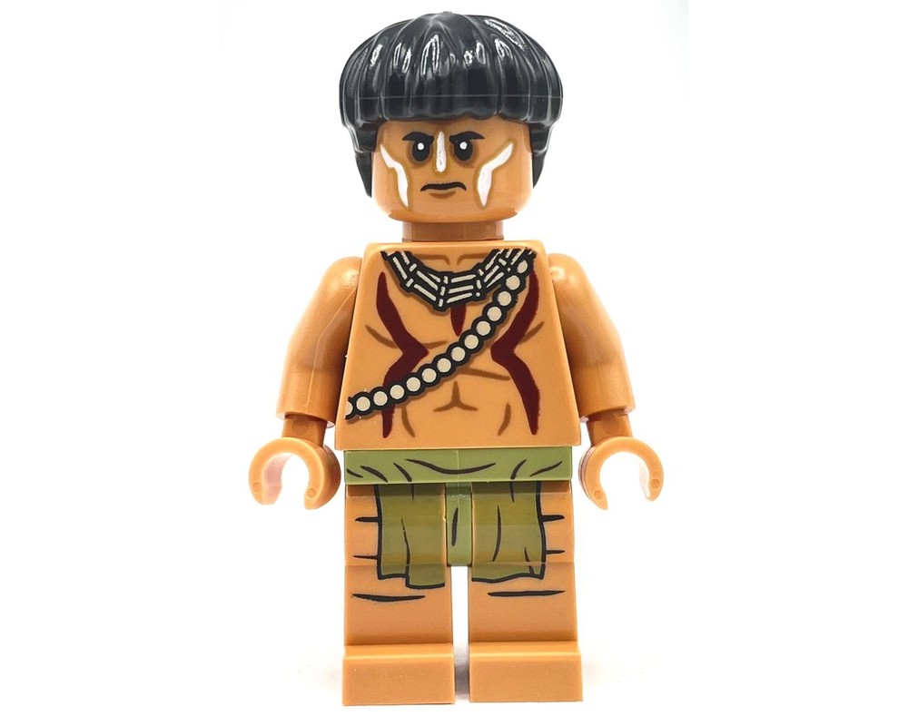 LEGO Set fig-013684 Hovitos Warrior | Rebrickable - Build with LEGO