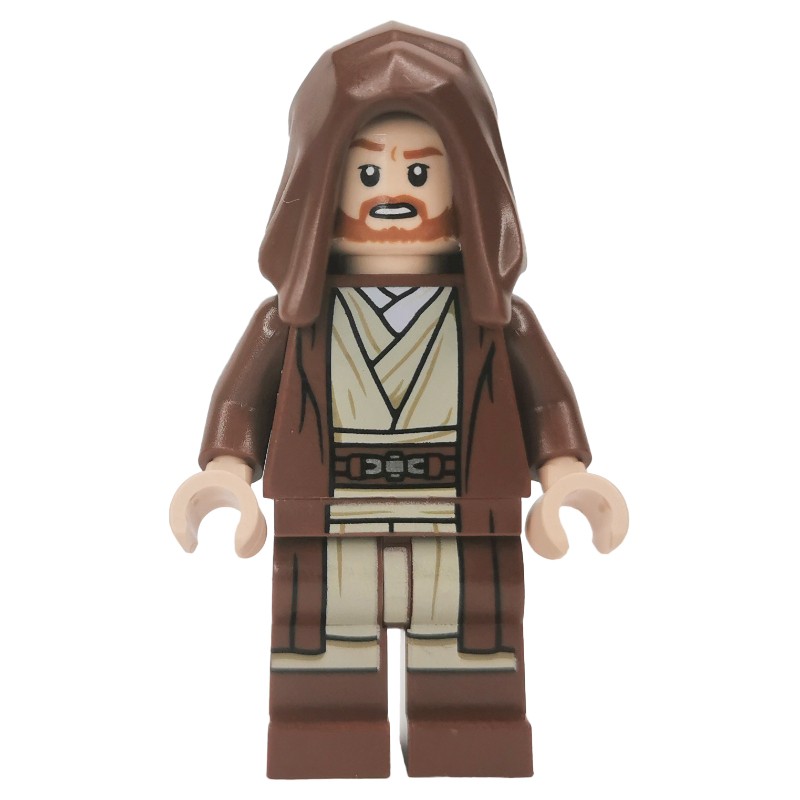 LEGO Set fig-013706 Obi-Wan Kenobi - Reddish Brown Robe, Hood ...