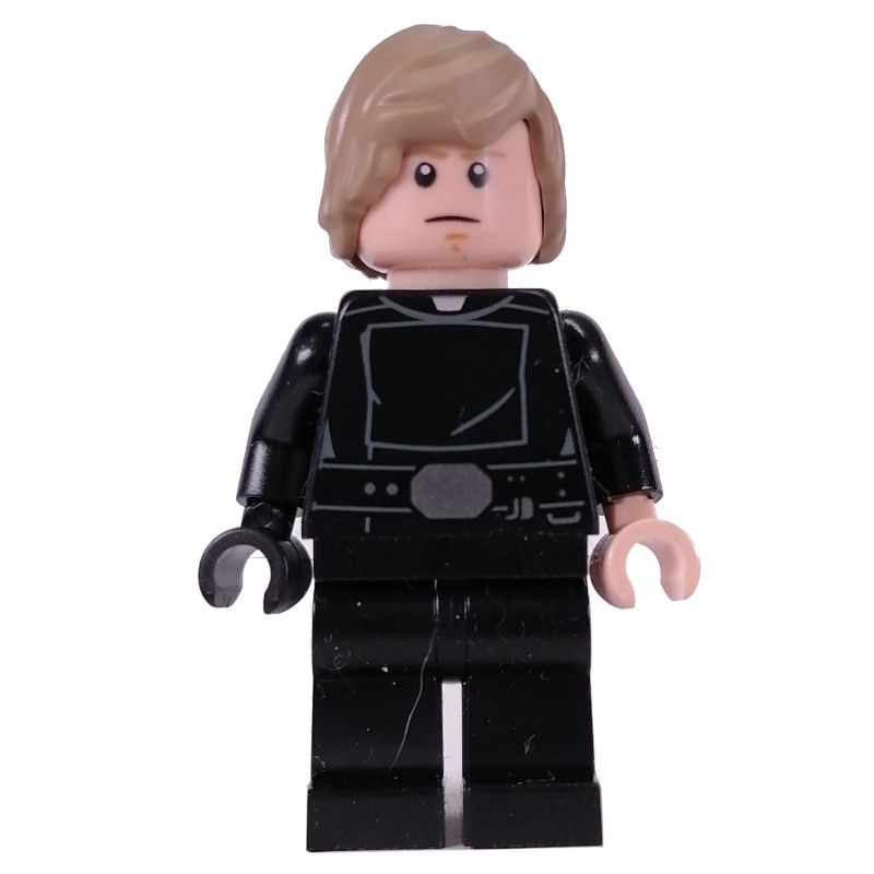 LEGO Set fig-013740 Luke Skywalker, Final Duel Outfit, Mid-Length Dark ...