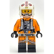 LEGO Set fig-013748 Luke Skywalker, Orange Rebel Pilot Outfit, Arm ...