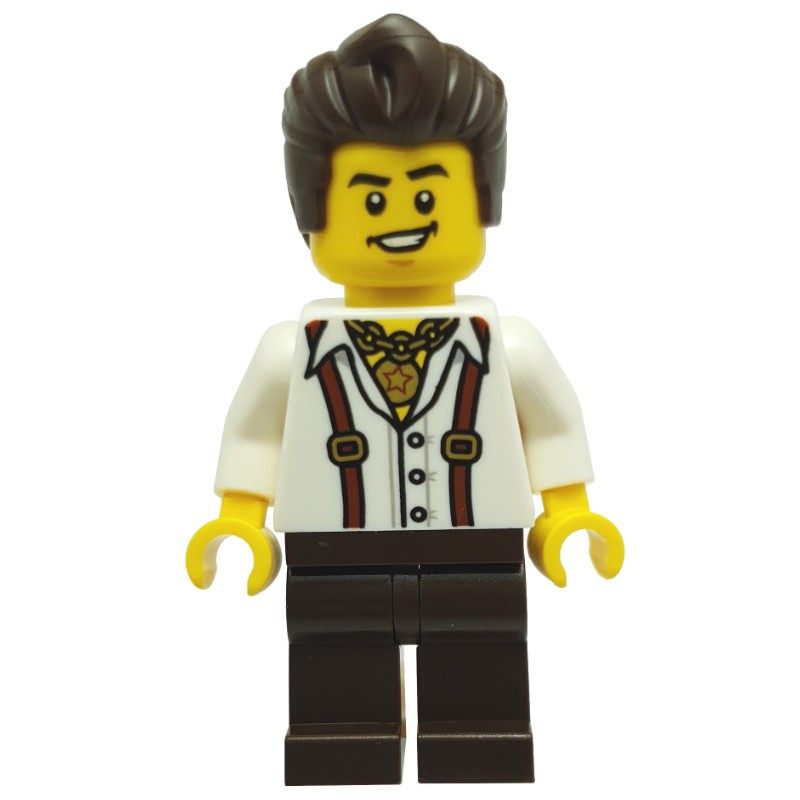 LEGO Set fig-013803 Dareth, White Shirt (2023 Ninjago) | Rebrickable ...