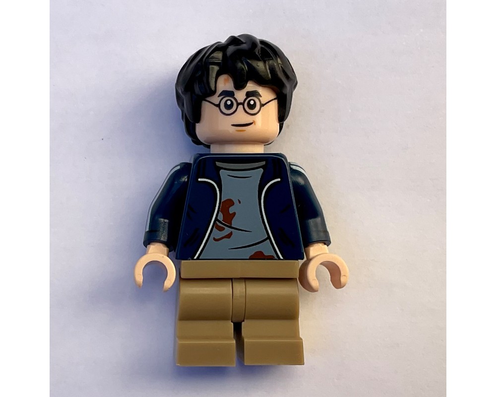 LEGO Set fig-013821 Harry Potter, Dark Blue Jacket Dirty, Medium Legs ...