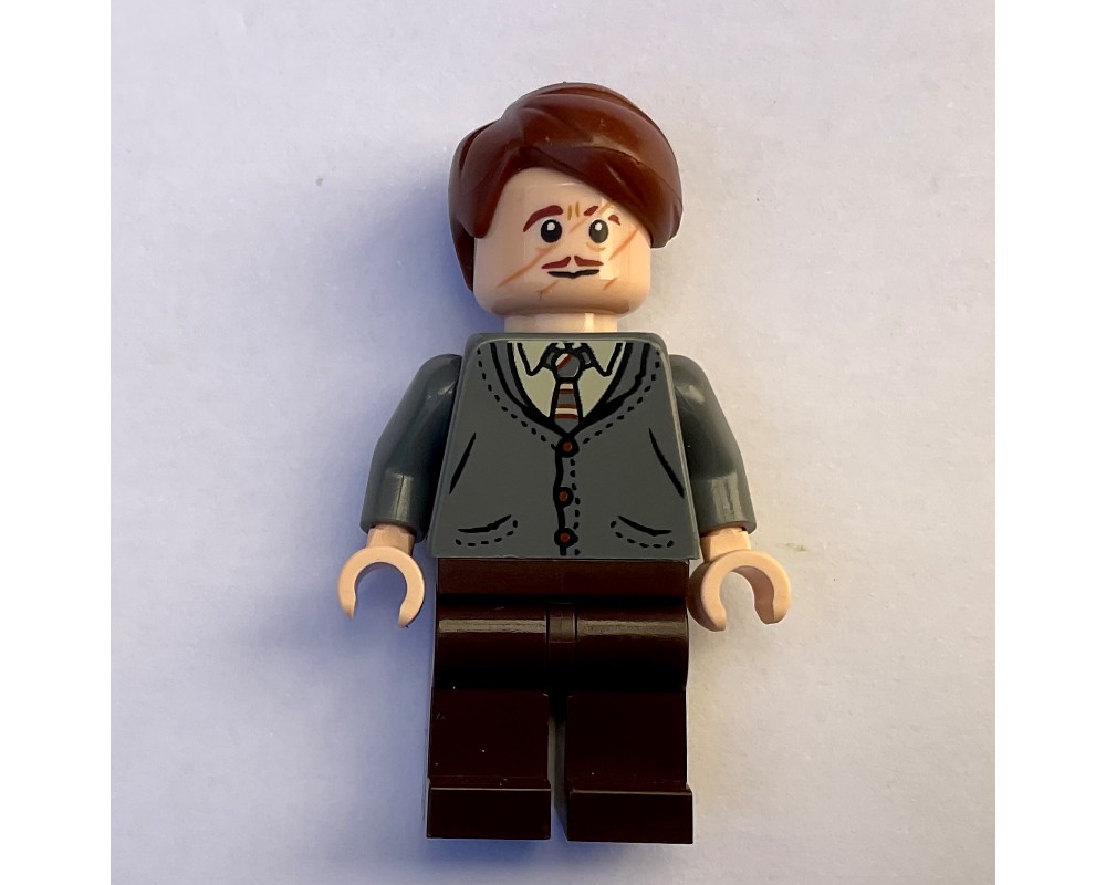 LEGO Set fig-013822 Remus Lupin, Dark Bluish Gray Jacket Buttoned ...