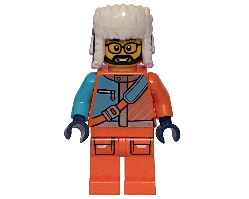 LEGO Set fig-013969 Arctic Explorer, STEVEGOESNORTH, Orange Suit, Dark ...