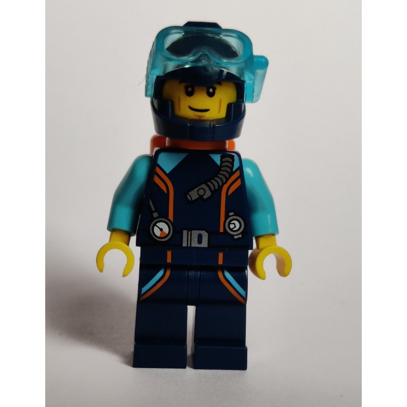 LEGO Set fig-013972 Ocean Explorer Diver, Man, Dark Blue Wetsuit and Helmet | Rebrickable ...
