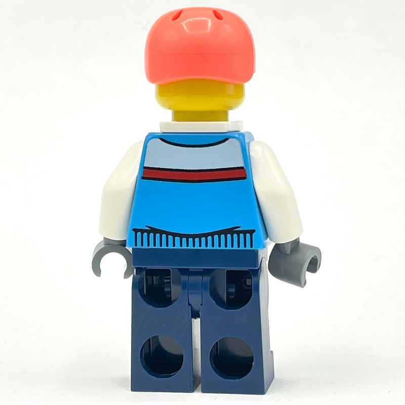 LEGO Set fig-013985 Rock Climber, Dark Azure Jacket, Dark Blue Legs ...