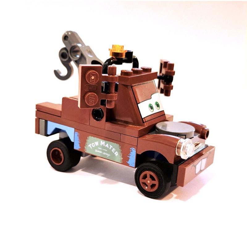 LEGO Set fig-014077 Tow Mater, Raised Left Eye | Rebrickable - Build ...