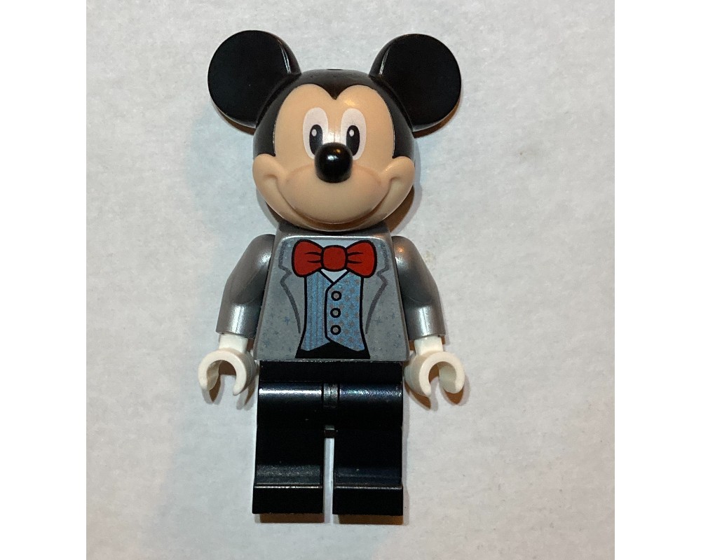 LEGO Set fig-014105 Mickey Mouse - Flat Silver Tuxedo | Rebrickable ...