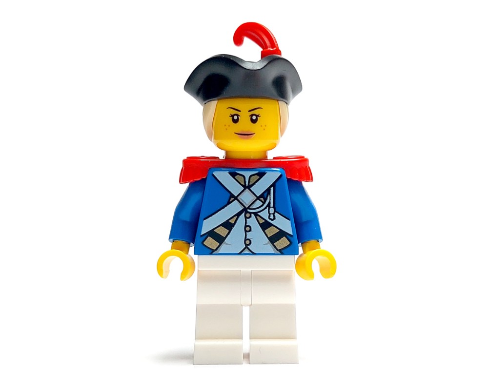 LEGO Set fig-014112 Soldier (Bluecoat) - Captain, Female | Rebrickable ...