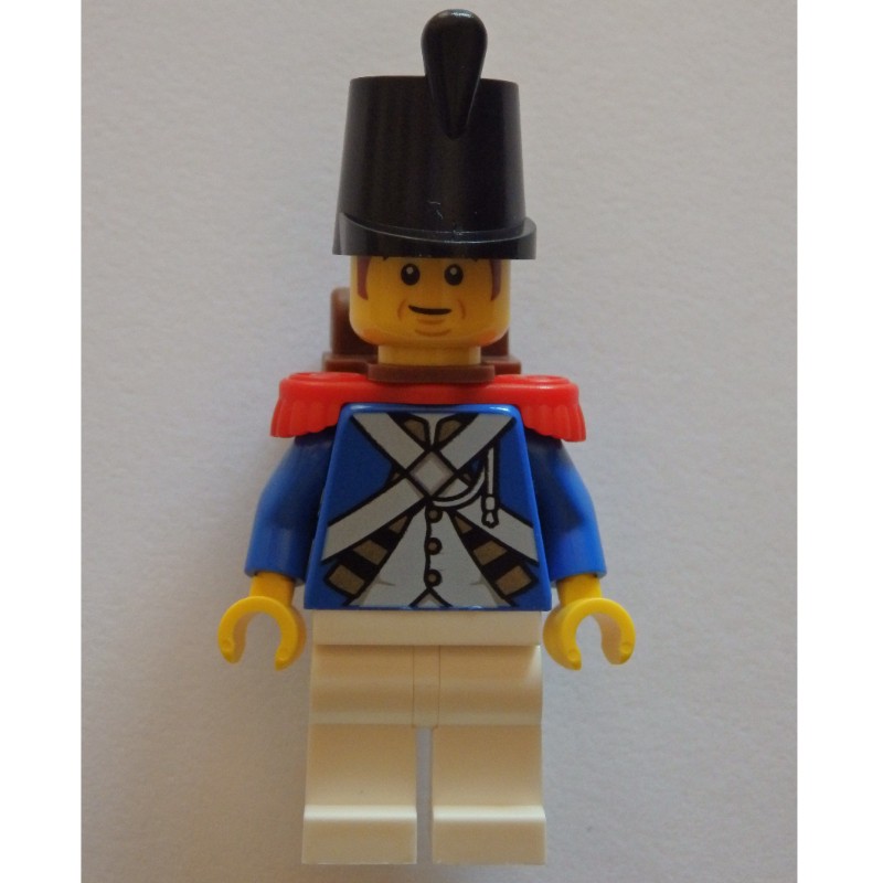 LEGO Set fig-014117 Soldier (Bluecoat) - Backpack, Red Epaulette ...