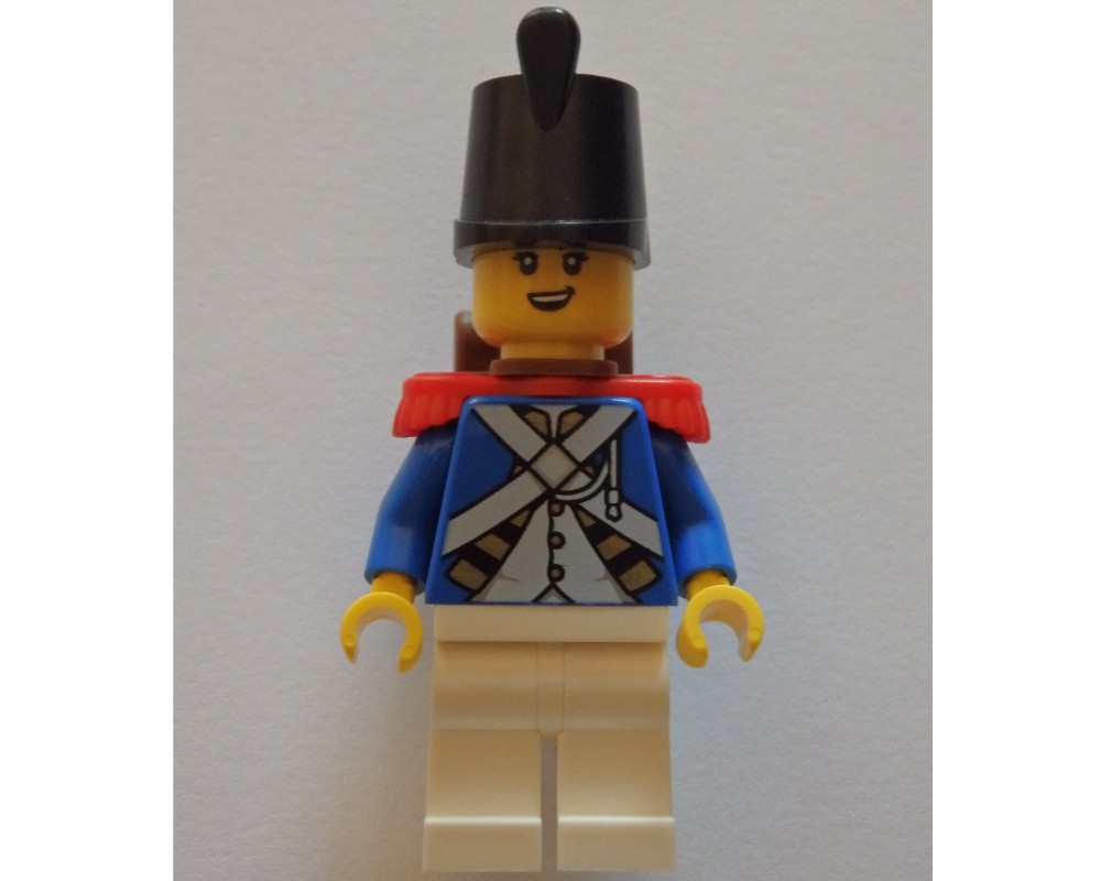 LEGO Set fig-014119 Soldier (Bluecoat) - Backpack, Red Epaulette ...