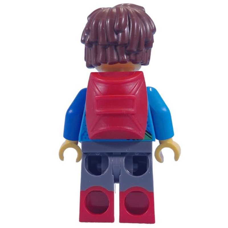 LEGO Set fig-014164 Mateo, Red Backpack | Rebrickable - Build with LEGO